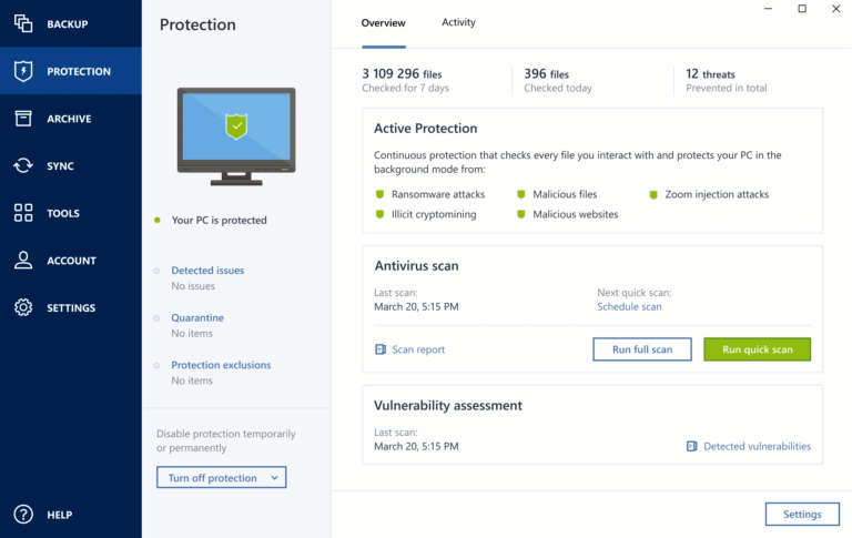 Tải Acronis True Image 2020 File .exe và .ISO để boot - HiSofts